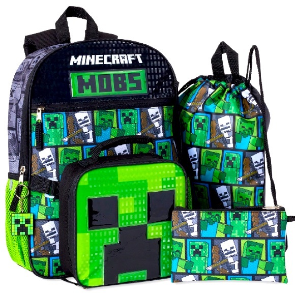 Accessories | Five Piece Minecraft Backpacks Set | Poshmark